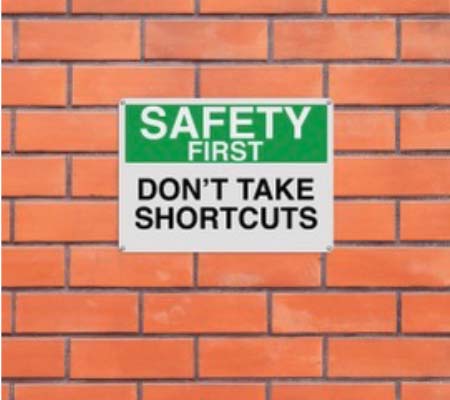 Safety Tip of the Week – Shortcuts are a Choice – Safety Matters Weekly